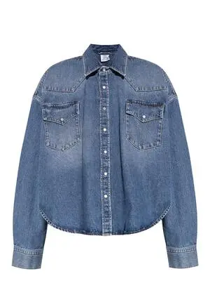 Vetements Denim Shirt - Blue
