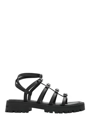 Marc Jacobs Leather Sandals - Black