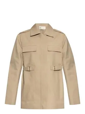 Tory Burch Belted Waist Jacket - Beige
