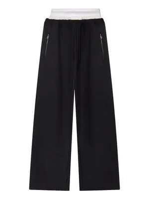 Alexander Wang Sweatpants With Logo - Black