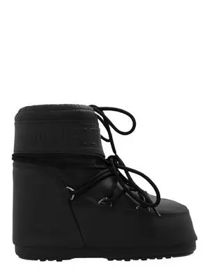 Moon Boot Icon Low Rubber Snow Boots - Black