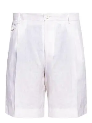 Dolce & Gabbana Linen Shorts - White