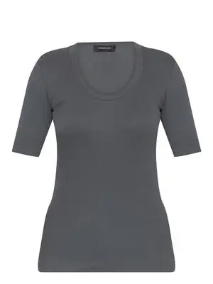 Fabiana Filippi Cotton T-shirt - Grey