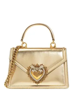 Dolce & Gabbana Devotion Shoulder Bag - Gold