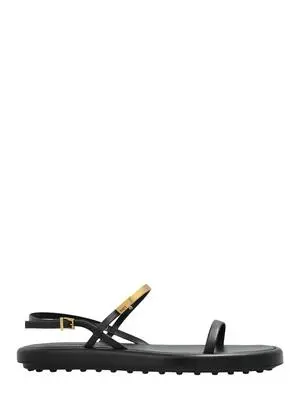 TOD’S Leather Sandals - Black