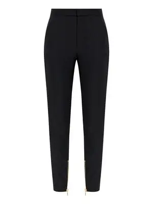 Balmain Trousers With Zippers - Black