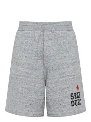 Dsquared2 Cotton Shorts - Grey