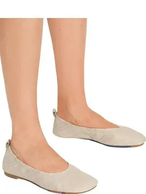 Burberry Round-toe Ballet Flats - Grey
