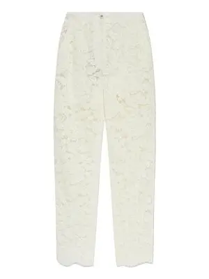 Dolce & Gabbana Lace Trousers - Cream