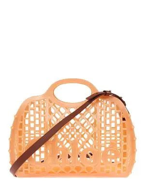 Chloé Cage Shopper Bag - Orange