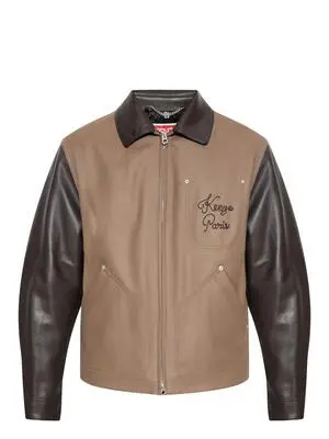 Kenzo Wool Bomber Jacket - Brown