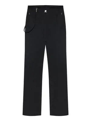 COURREGES Logo Trousers - Black
