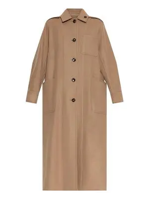 Max Mara Wool And Cashmere Single-breasted Coat - Brown