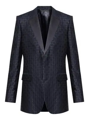 Givenchy Blazer With Logo - Navy Blue