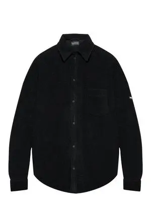 Balenciaga Padded Shirt In Oversize Style - Black