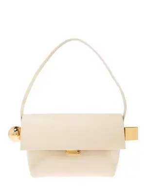 Jacquemus Le Rond Carre Shoulder Bag - Cream