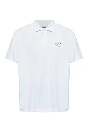 Emporio Armani Polo With Logo - White