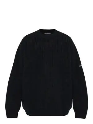 Balenciaga Wool Oversized Sweater - Black