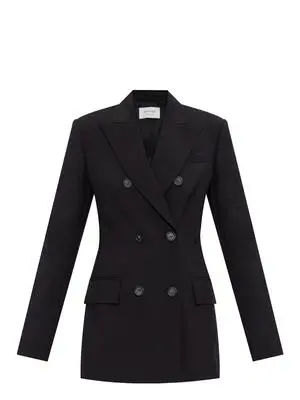 SPORTMAX Sportmax Adamo Double-Breasted Wool Blazer
