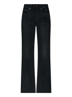 Balenciaga Flared Leg Jeans - Black