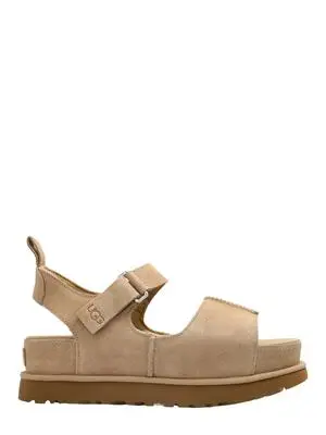 UGG Goldenrise Hi Platform Sandals - Beige