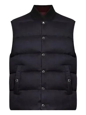 Dolce & Gabbana Reversible Down Jacket - Navy Blue
