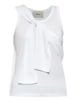 Coperni Tie-detail Top - White