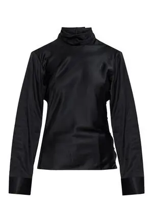 COURREGES Mock-neck Top - Black