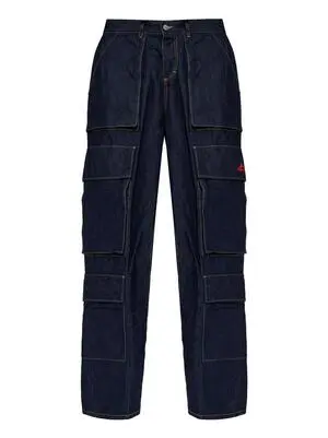 Dsquared2 Eros" Boyfriend Jeans With Cargo Pockets - Navy Blue