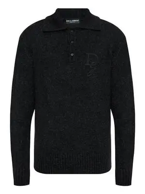 Dolce & Gabbana Polo Sweater - Grey