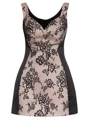 Marc Jacobs Sleeveless Dress With Floral Lace - Pink