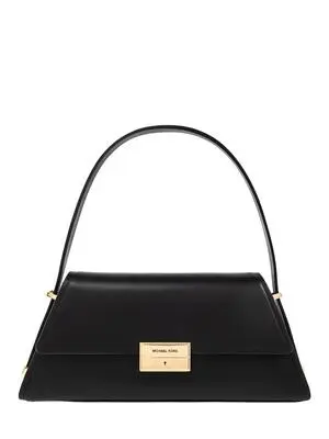 Michael Kors Shoulder Bag In Genuine Leather - Black