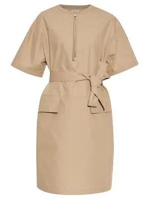 Moncler Dress With Pockets - Beige