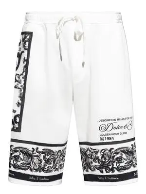 Dolce & Gabbana Patterned Shorts - White