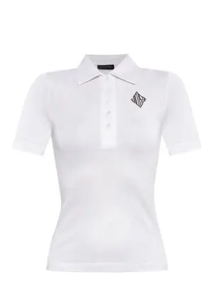 Lacoste Polo With Logo - White