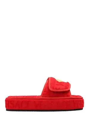Versace Medusa Head Slides - Red