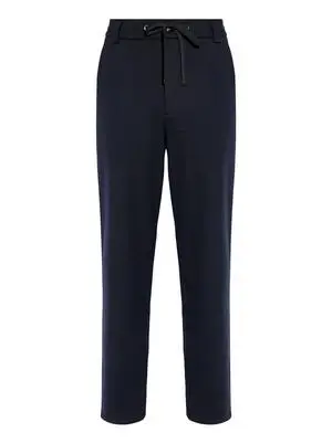 Moncler Wool Trousers - Navy Blue