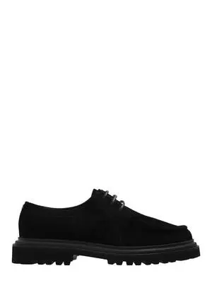 Dolce & Gabbana Suede Derby Shoes - Black