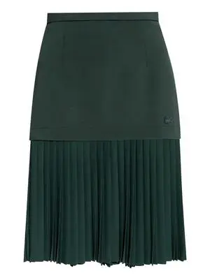 Lacoste Pleated Hem Skirt - Green