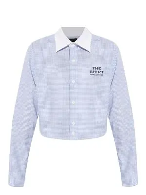 Marc Jacobs Checked Cotton Shirt - Light Blue