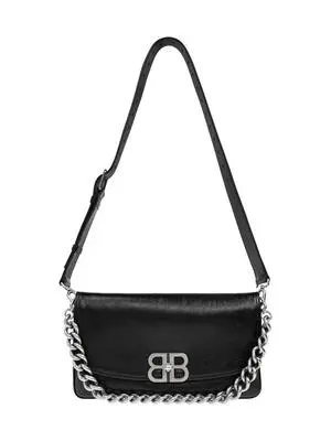 Balenciaga Bb Soft Medium Shoulder Bag - Black