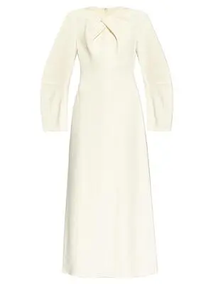 JIL SANDER Draped Dress - Cream