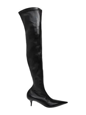 Balenciaga High-heeled Over-the-knee Boots - Black
