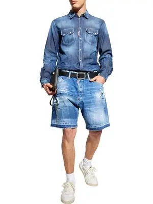 Dsquared2 Denim Shirt - Navy Blue