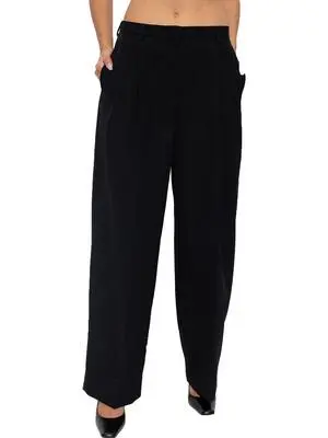 JIL SANDER Wool Trousers - Black