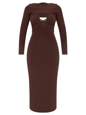 Cult Gaia Jenny Dress With Top - Brown