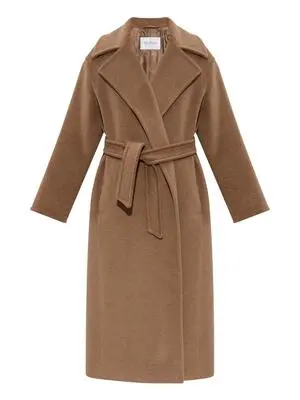 Max Mara Fragore Alpaca, Wool, And Cashmere Coat - Brown