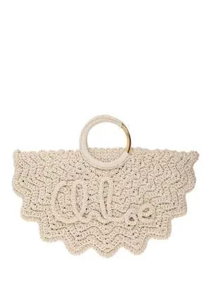 Chloé Bracelet Paravent Handbag - Cream