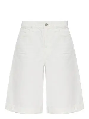 ALLSAINTS Louie Denim Bermuda Shorts - White