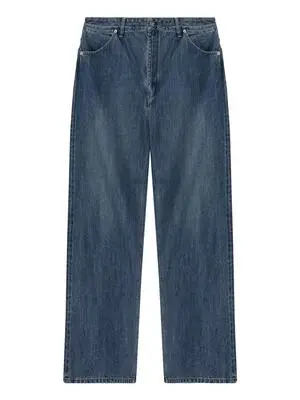 JIL SANDER Jeans With Embossed Logo - Blue